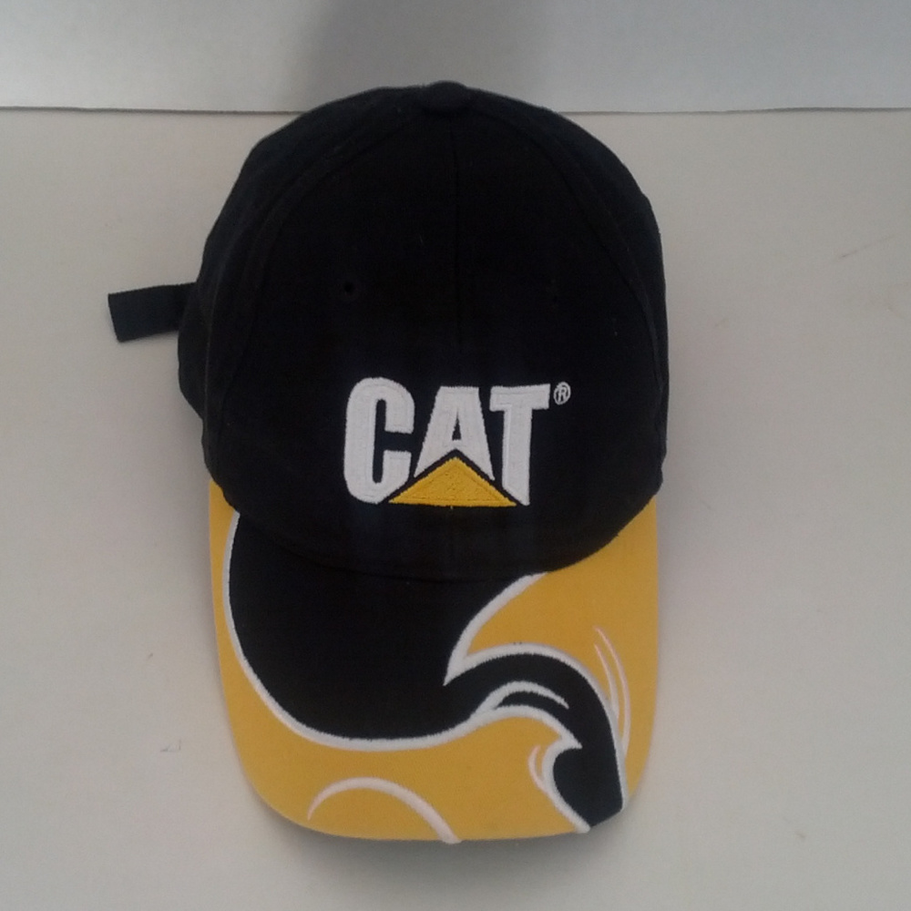 Caterpillar Cat Embriodered Front Logo Hat Cap - Gem